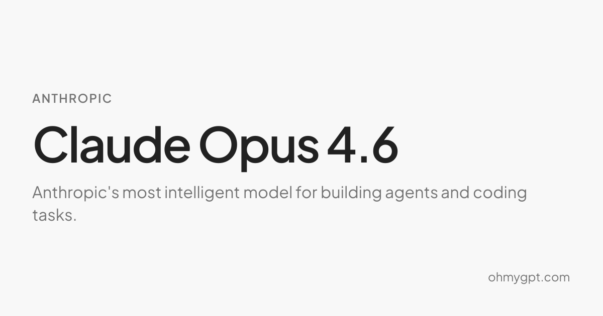 Claude Opus 4.6 - Anthropic AI Model