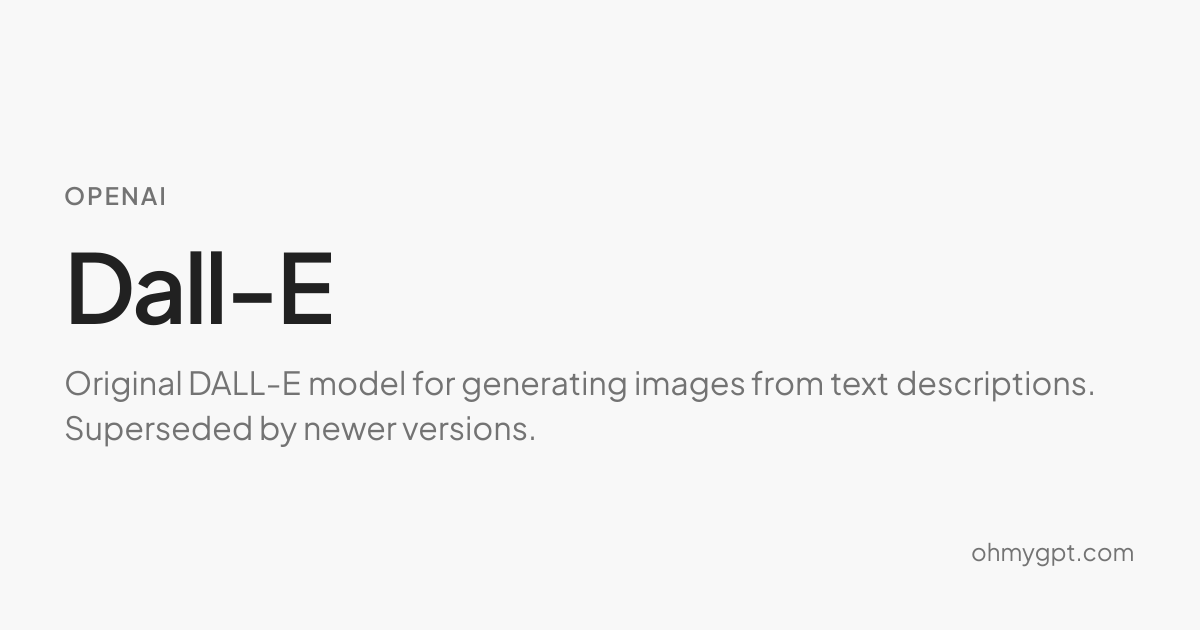 Dall-E - OpenAI AI Model